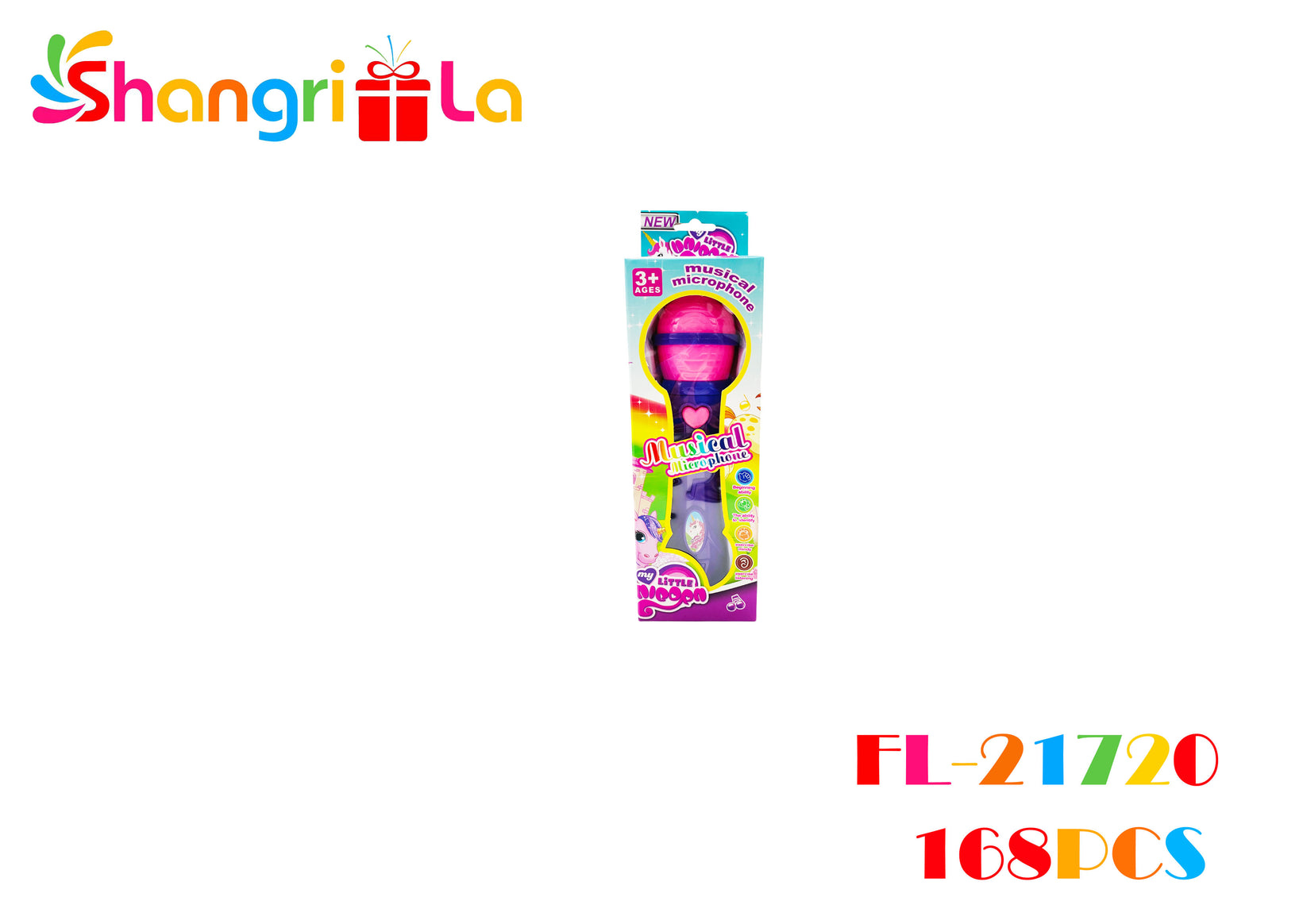 Microfono infantil para niñas 22cm – Shangrila