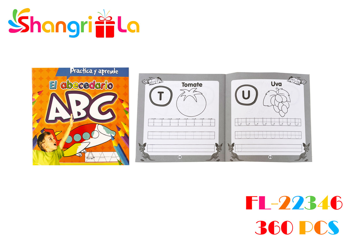 LIBRO DE PRACTICA DEL ABECEDARIO – Shangrila