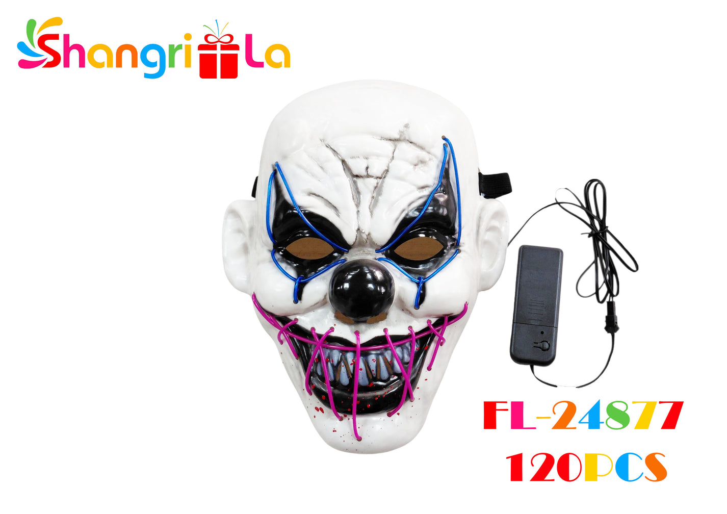 MASCARA LED PAYASO TERRORIFICO – Shangrila
