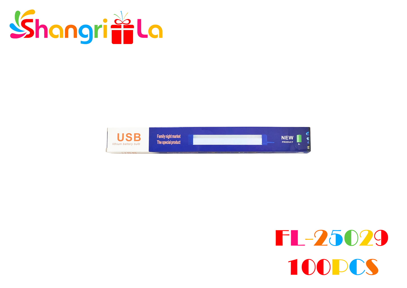 Lampara de emergencia led recargable 32*3.5cm – Shangrila
